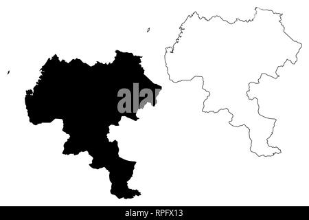 Map of Cauca, a province of Colombia Stock Vector Image & Art - Alamy