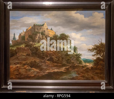 Jacob van Ruisdael - View of Castle Bentheim Stock Photo - Alamy