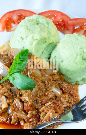 Mukimo - Kenyan meal, African mashed vegetable side dish Stock Photo ...
