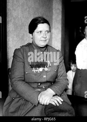 Maria Leontievna Bochkareva (1889–1920) Russian soldier who fought in ...