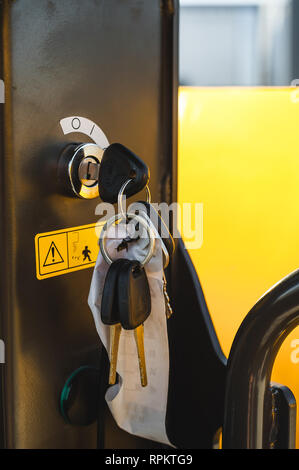 Russia, Novosibirsk - September 19, 2018: Excavator Loader Machine ...
