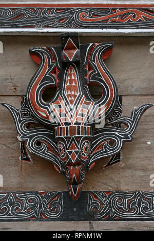 Batak Mask - Samosir Island, Lake Toba, Sumatra Stock Photo - Alamy