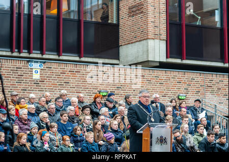 Hubert Bruls (center), Mayor of Nijmegen, disguised as Obelix from the ...