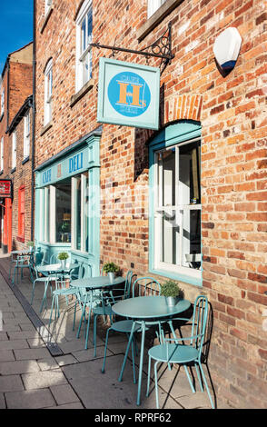 English Village H's Cafe Deli in Market Place, Tickhill in the ...