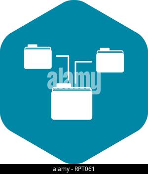 Folders structure icon, simple style Stock Vector Image & Art - Alamy