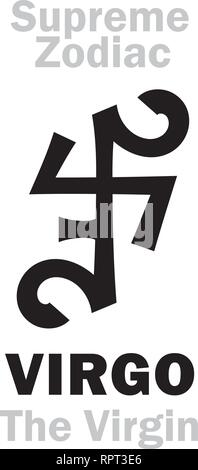 Astrology Alphabet: VIRGO (The Virgin / The Maiden), constellation ...