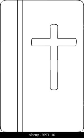 Isoalted holy bible outline Stock Vector Image & Art - Alamy