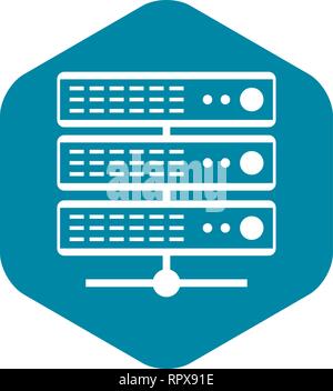Database servers icon, simple style Stock Vector Image & Art - Alamy