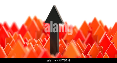 Arrow up. Image with clipping path Stock Photo - Alamy