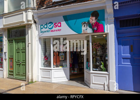 PDSA charity shop, UK Stock Photo - Alamy