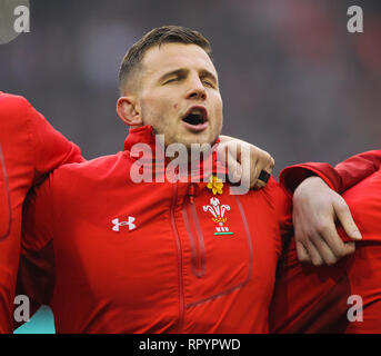 Wales' Elliot Dee during the Guinness Men's Six Nations match at the ...