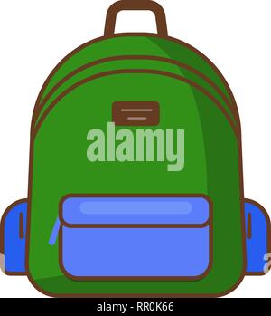 Backpack icon - vector school symbol - travel icon Stock Vector Image ...