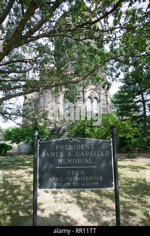 James A. Garfield Memorial, Lakeview Cemetery, Cleveland, Ohio Stock Photo - Alamy