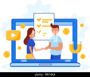 Creating ideas and making a deal Stock Vector Image & Art - Alamy