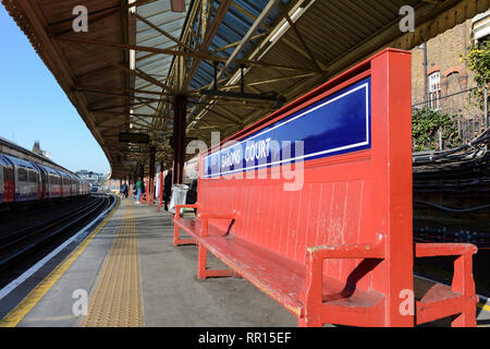 Barons Court underground station on the District and Piccadilly Lines ...