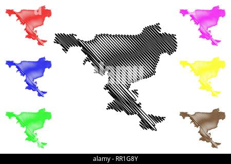 Jigawa State (Subdivisions of Nigeria, Federated state of Nigeria) map ...