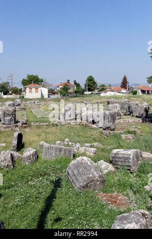 The Temple of Athena Alea at Tegea, Greece Stock Photo - Alamy