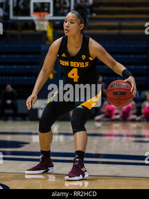 Arizona State guard Kiara Russell plays against Minnesota during an ...