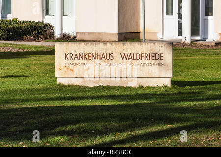 Berlin-Zehlendorf Krankhaus Waldfriede. General hospital Building ...