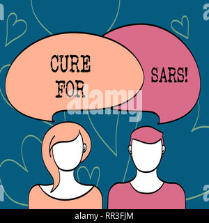 Text sign showing Cure For Sars. Concept meaning Medical treatment over ...