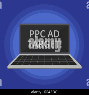 Text sign showing Ppc Ad Target. Conceptual photo Pay per click ...