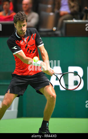 ROTTERDAM, THE NETHERLANDS - FEBRUARY 8 : Robin Haase of The ...