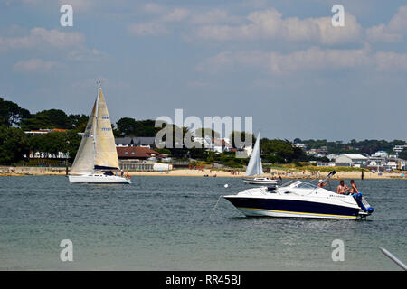 Swanage Dorset UK Sailing Boat Marina Stock Photo - Alamy