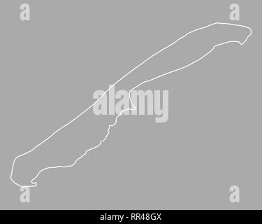 Map of Vlieland Stock Photo - Alamy