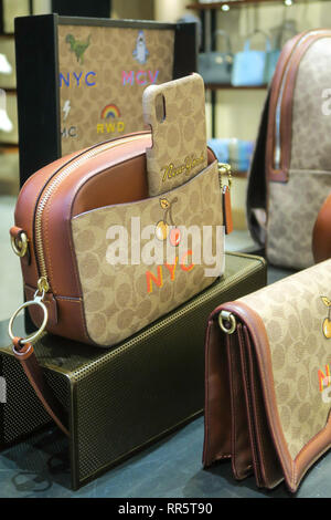 Coach House Fifth Avenue Flagship Store Interior, NYC, USA Stock Photo ...