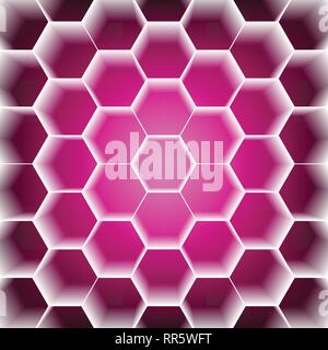 vector illustration of a honeycomb hexagon sphere isolated on white ...
