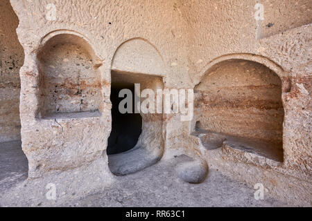 Vardzia cave monastery and ancient city in mountain rocks, Georgia ...