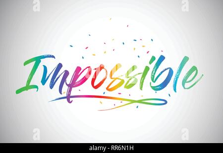 Impossible Handwritten Word Font with Vibrant Violet Purple Stars and ...