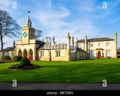 Greatham, Hartlepool, Co. Durham UK. 22nd February, 2015. Visitors ...