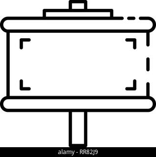 Outline big billboard. Mockup for your advertisement and design. Mockup ...