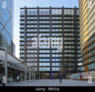 Amazon's anonymous new UK headquarters building in London at Principal ...