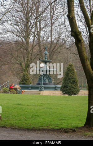 The fountain in Lurgan Park, Northern Ireland Stock Photo - Alamy