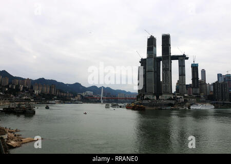 Chongqin, Chongqin, China. 25th Feb, 2019. Chongqing, CHINA-The fairy ...