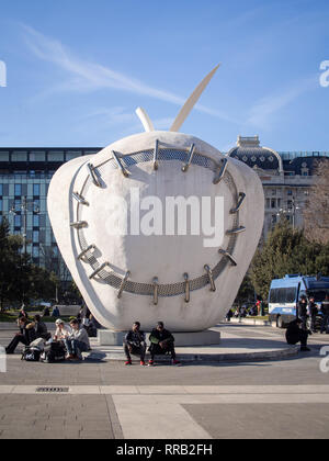 Milan, Italy The Reintegrated Apple sculpture by Michelangelo ...