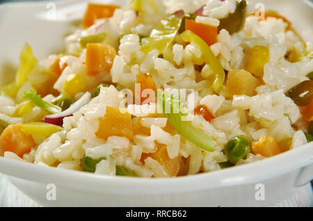 Caribbean Confetti Rice, fragrant coconut rice recipe loaded with ...