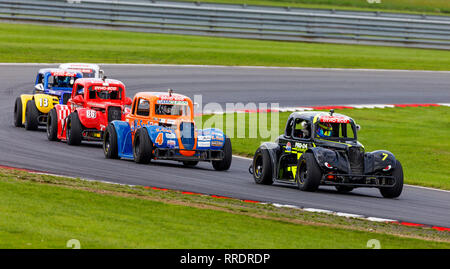 Miles Rudman in the Legend 34 Ford Coupe at the Snetterton 2018 Legends ...