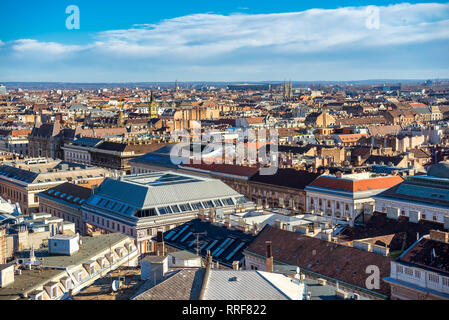 High point view of Budapest cityscape. Budapest, Hungary Stock Photo ...