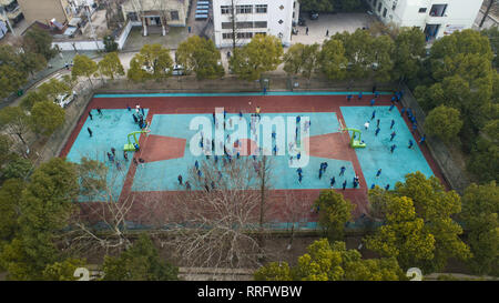 Xuanchen, Xuanchen, China. 26th Feb, 2019. Xuancheng, CHINA-Aerial ...