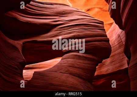 Antelope Canyon Sandstone Shaped Wind Water Lower Antelope Canyon Page ...