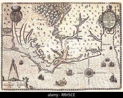 1590 map of the World Stock Photo - Alamy