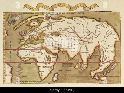 Map of the World 1535 Stock Photo - Alamy