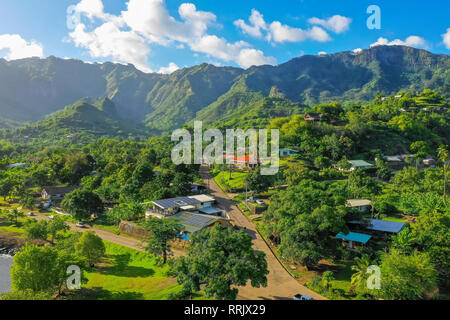 Taiohae, Nuku Hiva, Marquesas; French Polynesia; South Pacific Stock ...