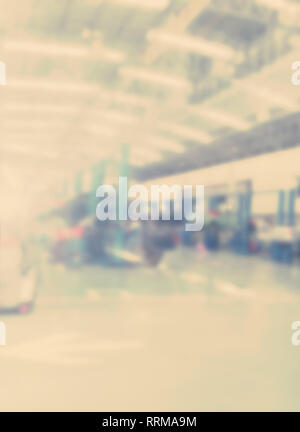 Car repair service centre interior blurred background Stock Photo - Alamy