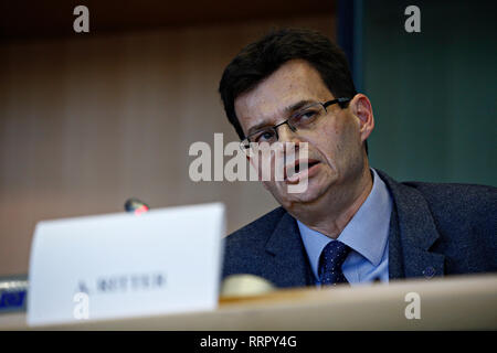 Brussels, Belgium. 26th February 2019. Candidate for European Chief ...