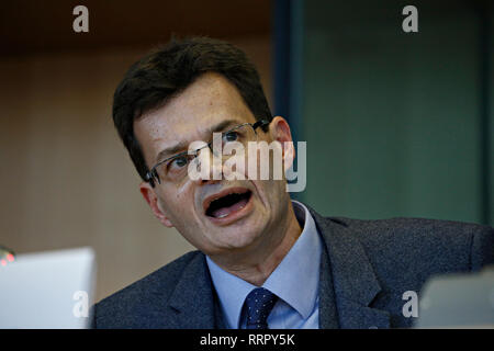 Brussels, Belgium. 26th February 2019. Candidate for European Chief ...