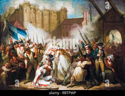 Storming the bastille Stock Photo - Alamy